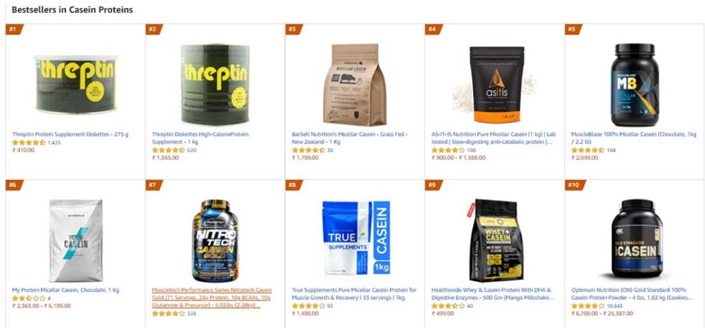 Top 5 Best Casein Protein Powders in India 2024-25 - Look Infinite